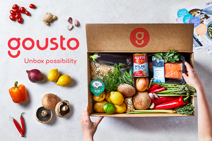 Save 60% on Gousto boxes